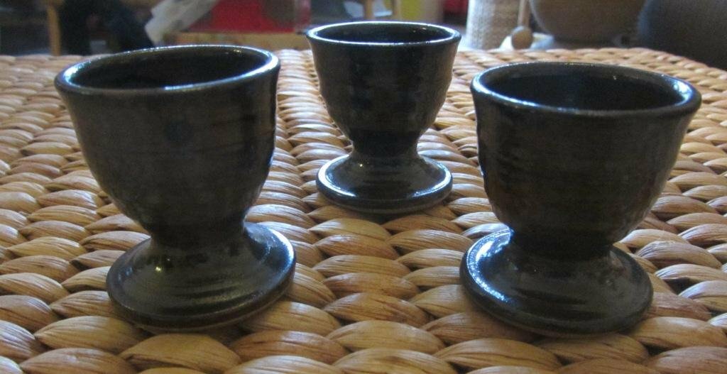 Taken STC: For sale: £8 - 3 x vintage Aylesford Friars studio pottery ...